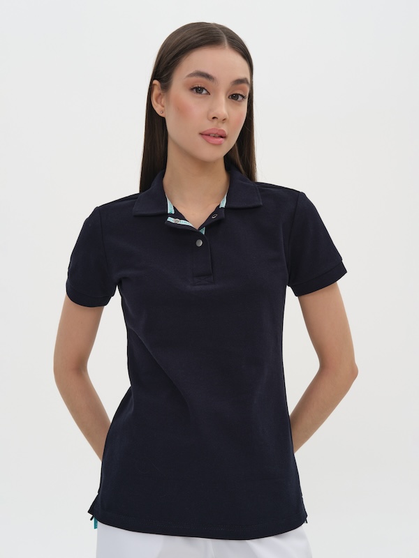 Медицинское поло TSS-W-1301 Navy